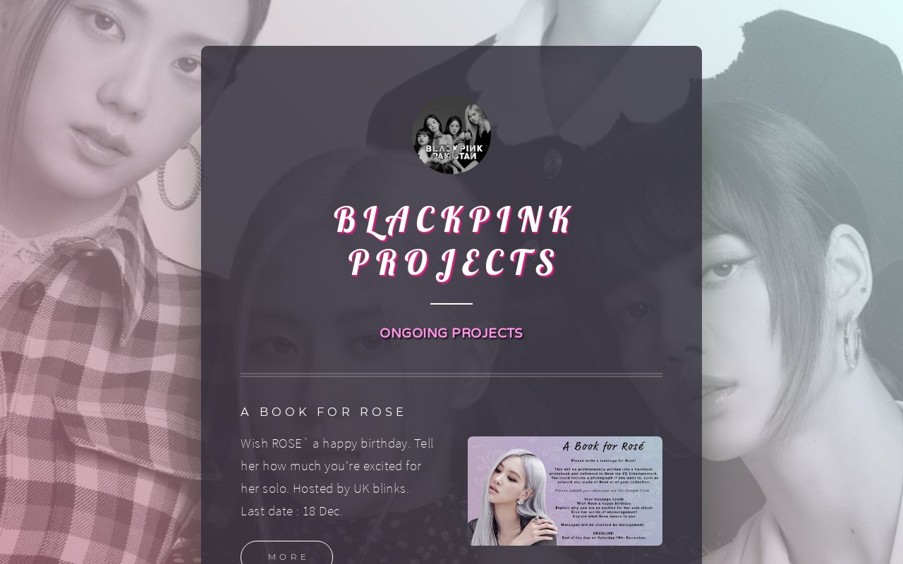 BLACKPINK PROJECTS